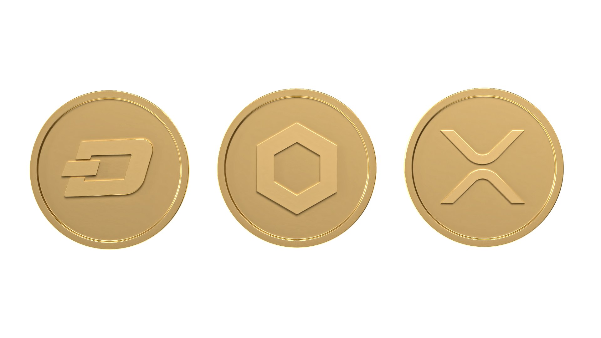 3D Crypto Coins 3d models - TurboSquid 1863341