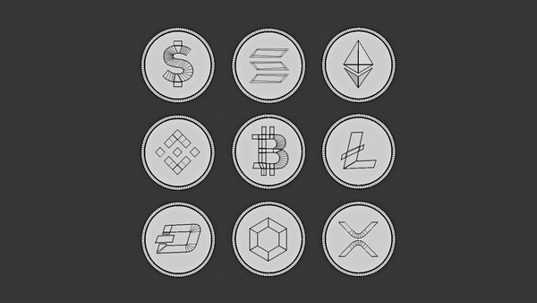3D Crypto Coins 3d models - TurboSquid 1863341