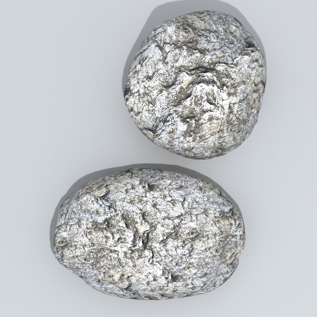 3d Model Boulder Rocks Rubble