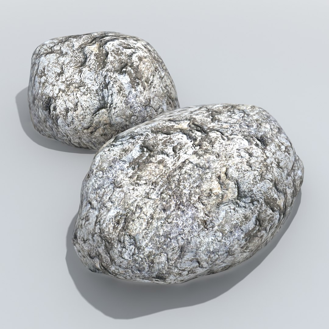3d Model Boulder Rocks Rubble