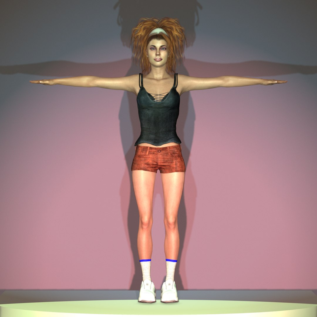 Realistic Fashion Rigged 3D Model - TurboSquid 1499678