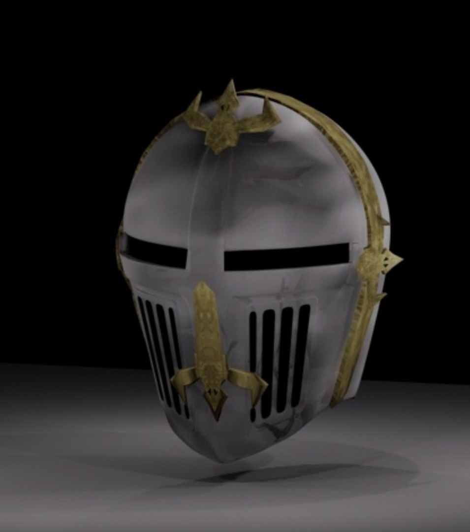 Free Knight S Helmet 3d Model