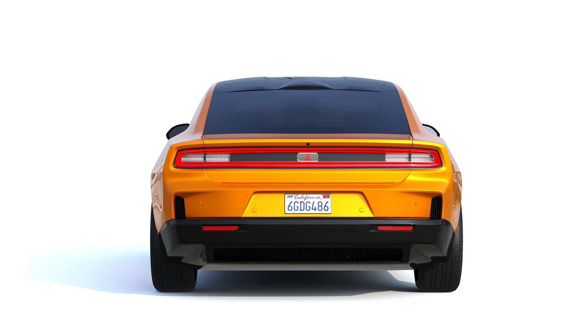 Dodge Charger Daytona 4-door 2025 3D Model - TurboSquid 2210291