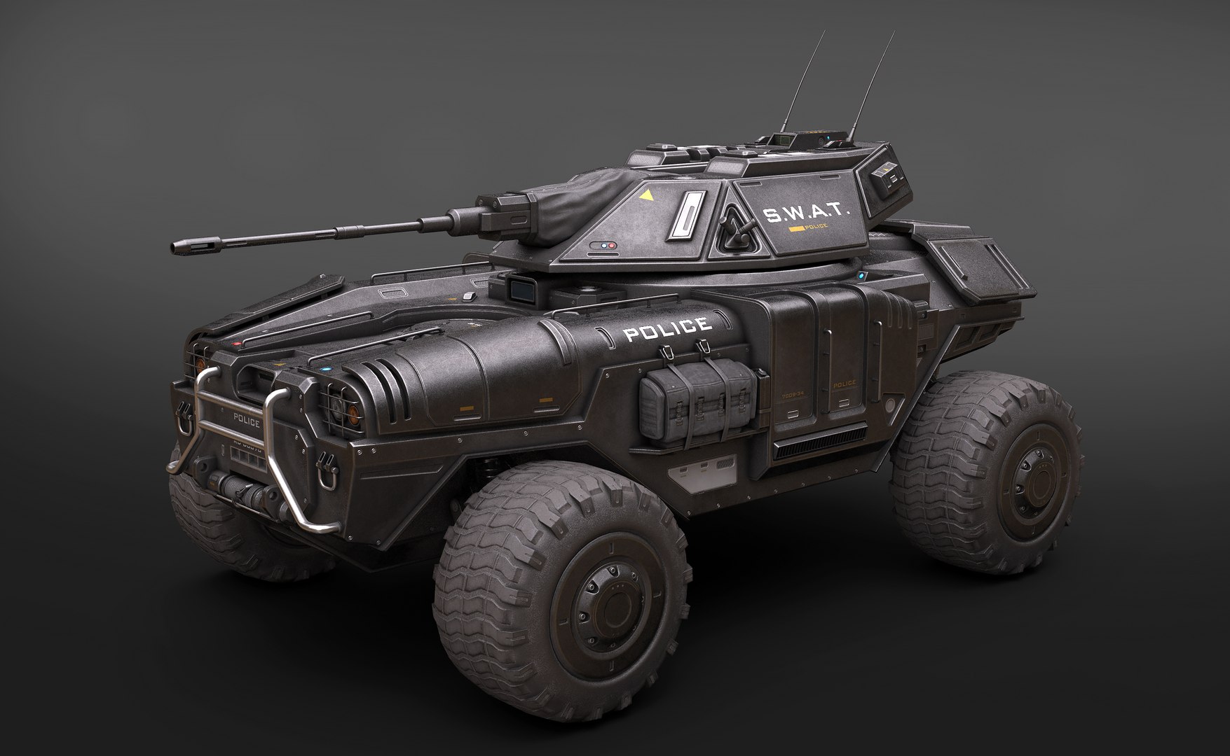 3D Sci Fi Apc - TurboSquid 1389852