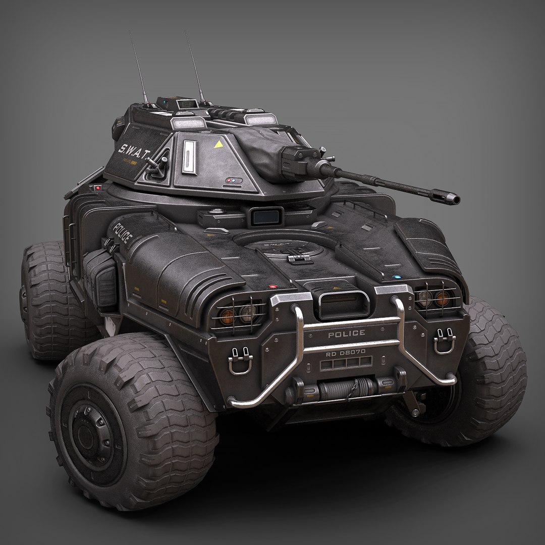 3D Sci Fi Apc - TurboSquid 1389852
