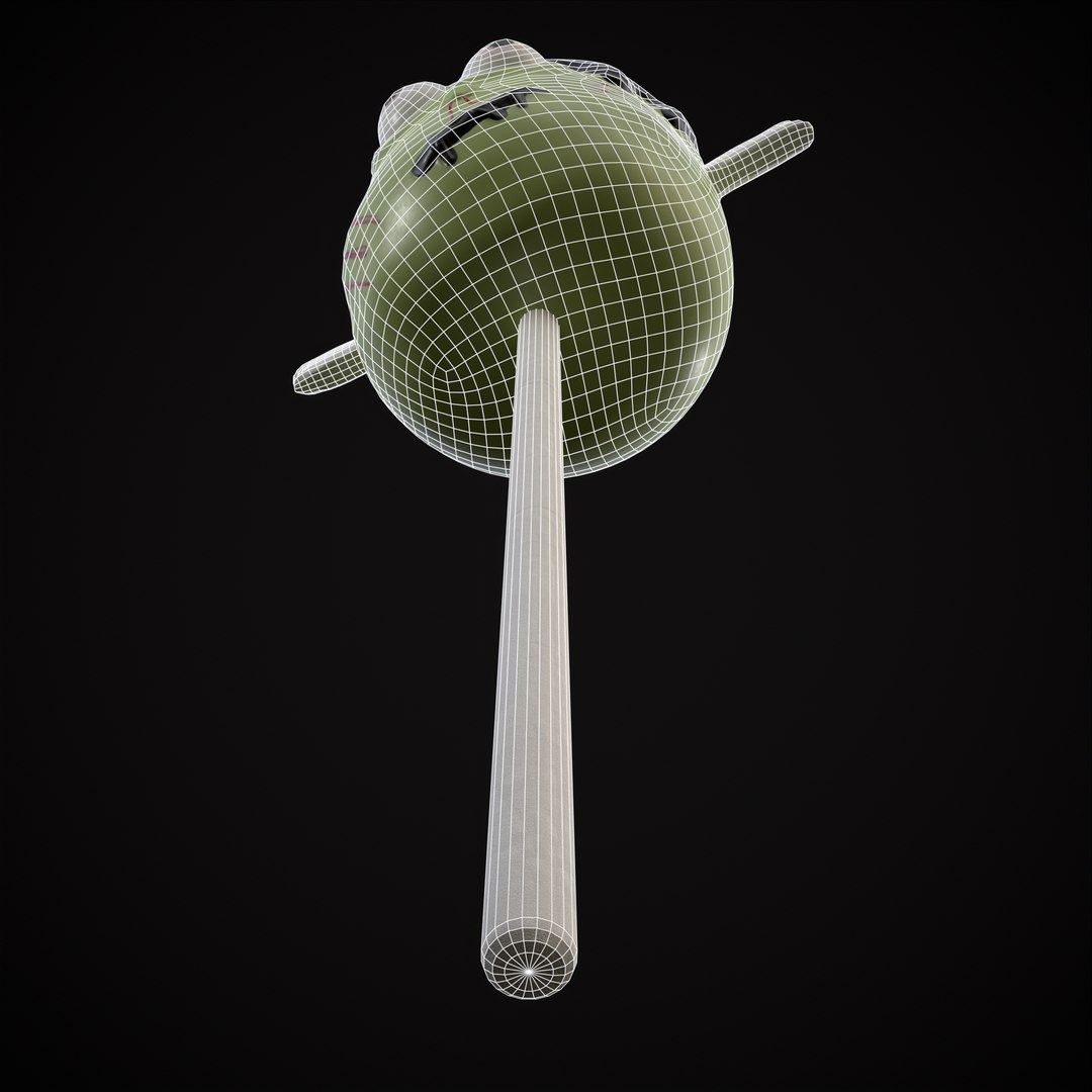 Frankenstein Cake Pop 3D - TurboSquid 2078328