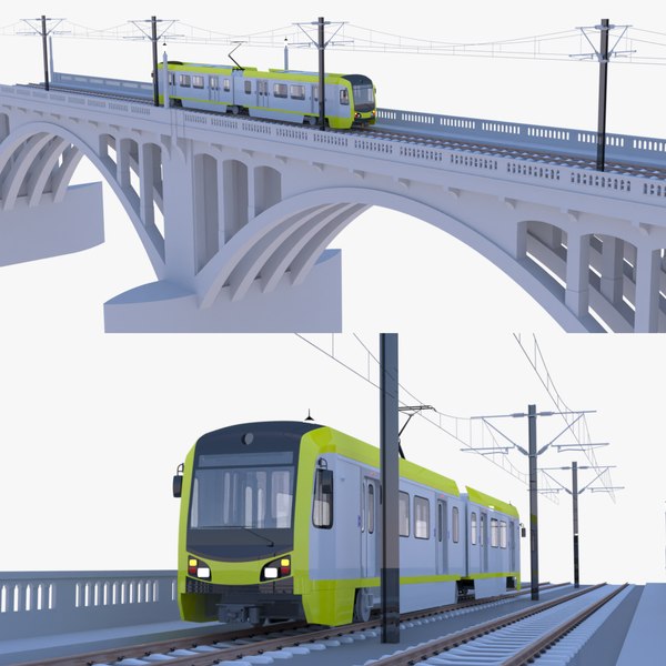3D модель Легкорельсовый мост Лос-Анджелеса II - TurboSquid 2246118