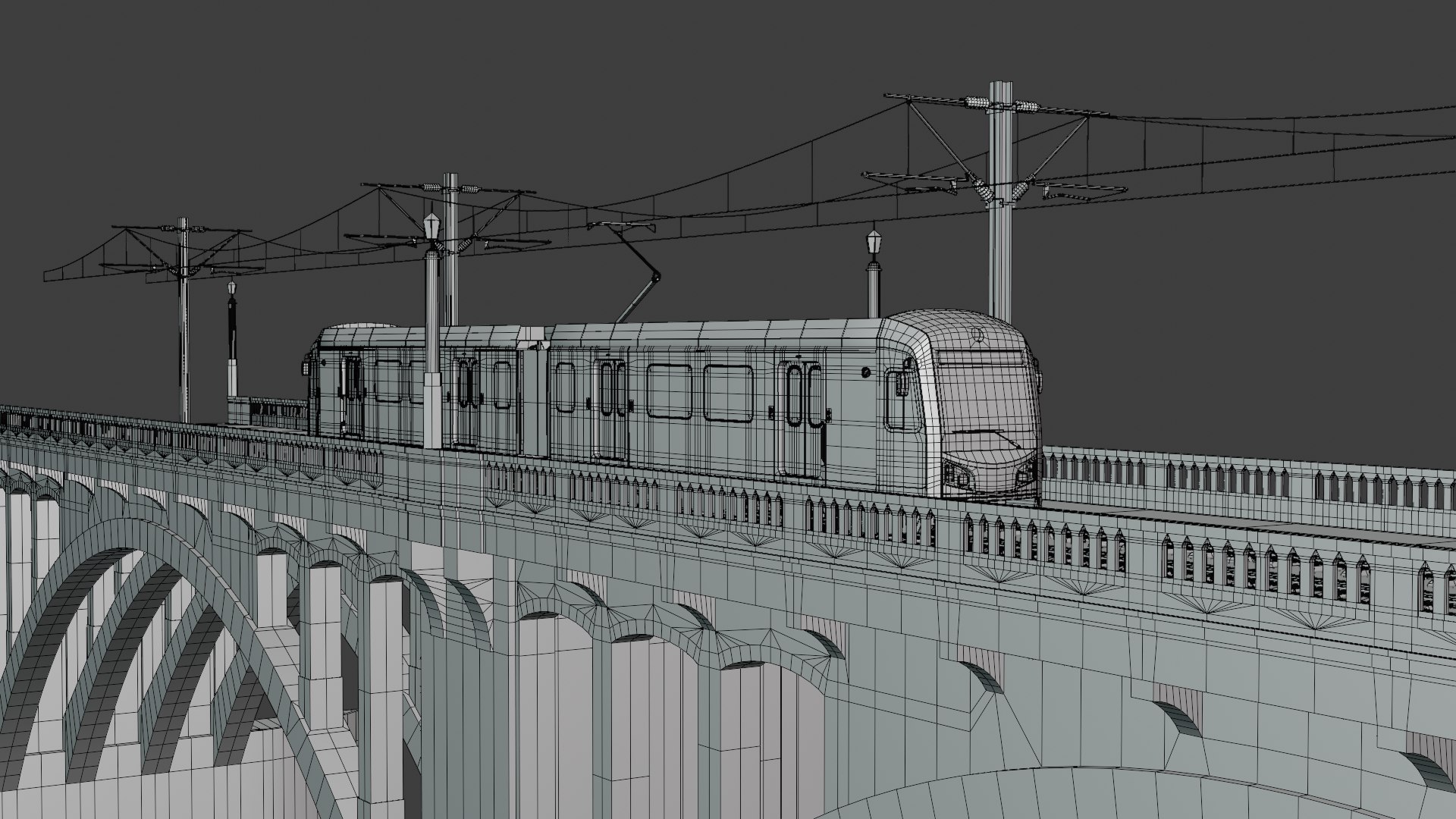 3D LA Light Rail Bridge II - TurboSquid 2246118