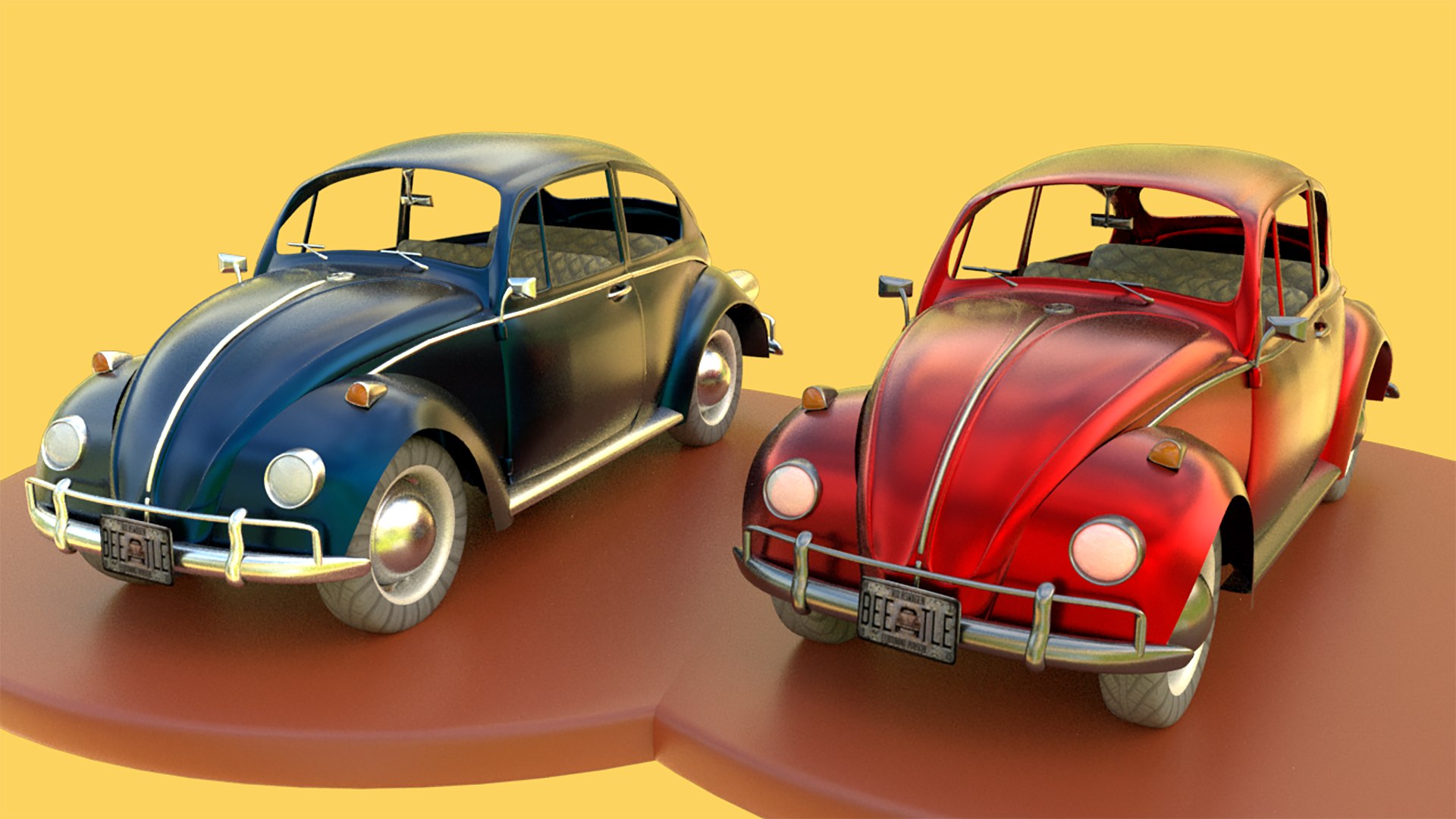 Beetles pack model - TurboSquid 1772527
