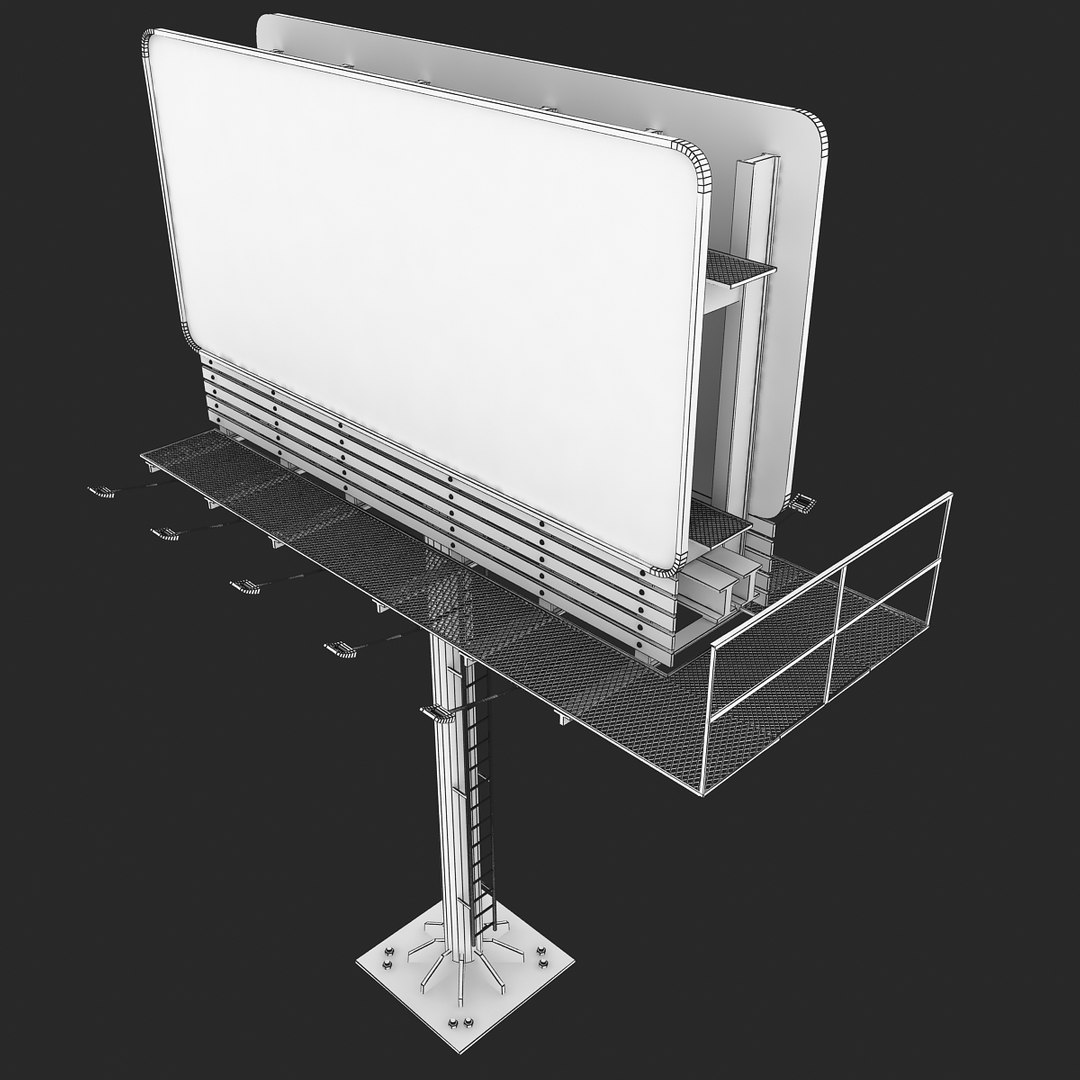 Billboard 3d Model