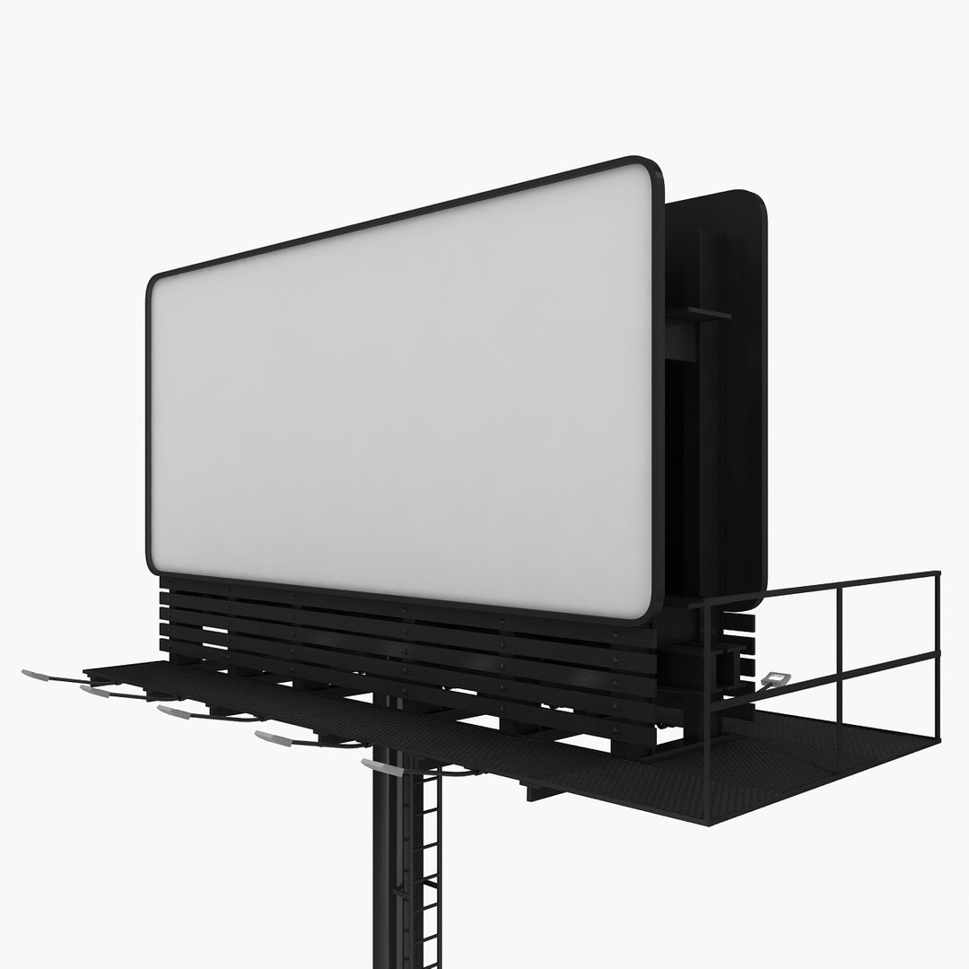 Billboard 3d Model