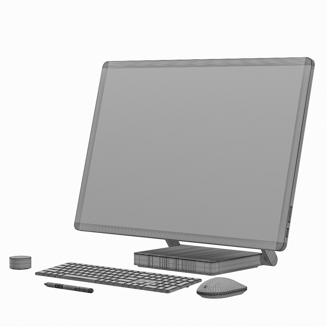 Realistic Microsoft Surface Studio 3d 3ds