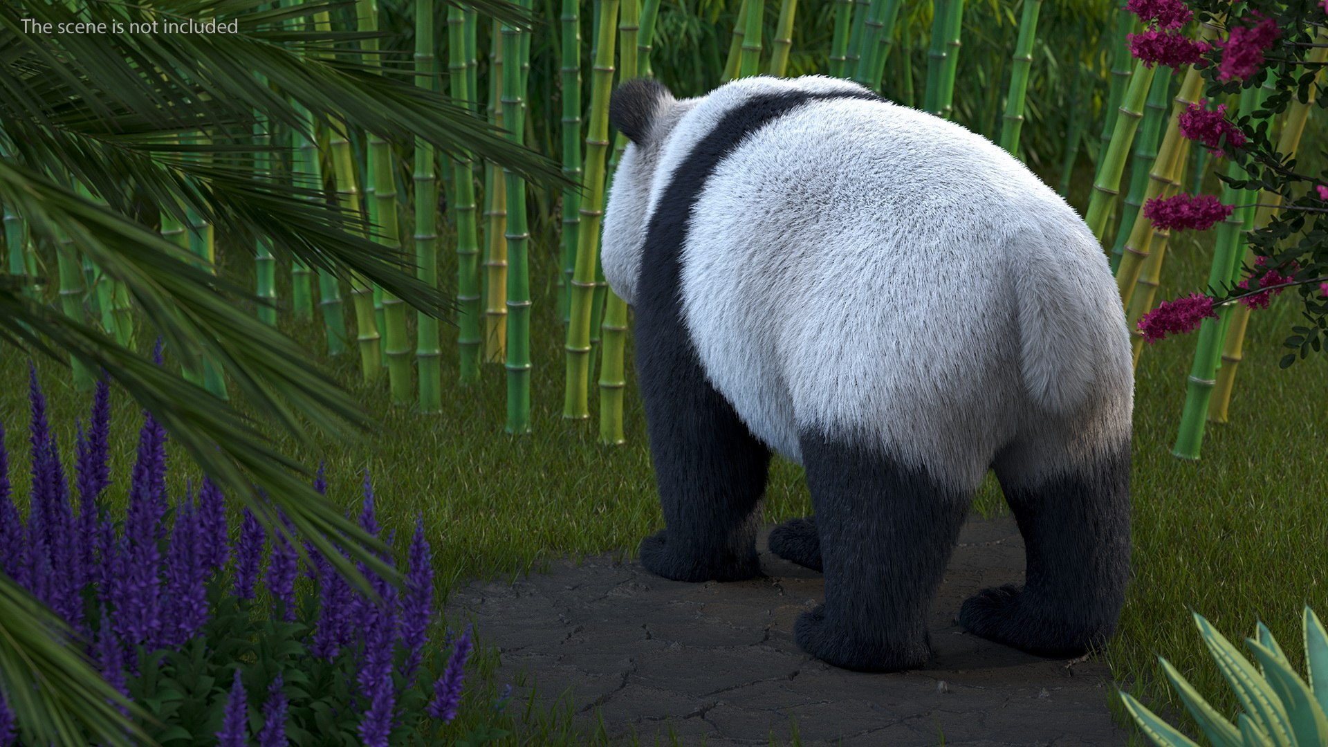 Giant Panda Fur 3D Model - TurboSquid 1810285