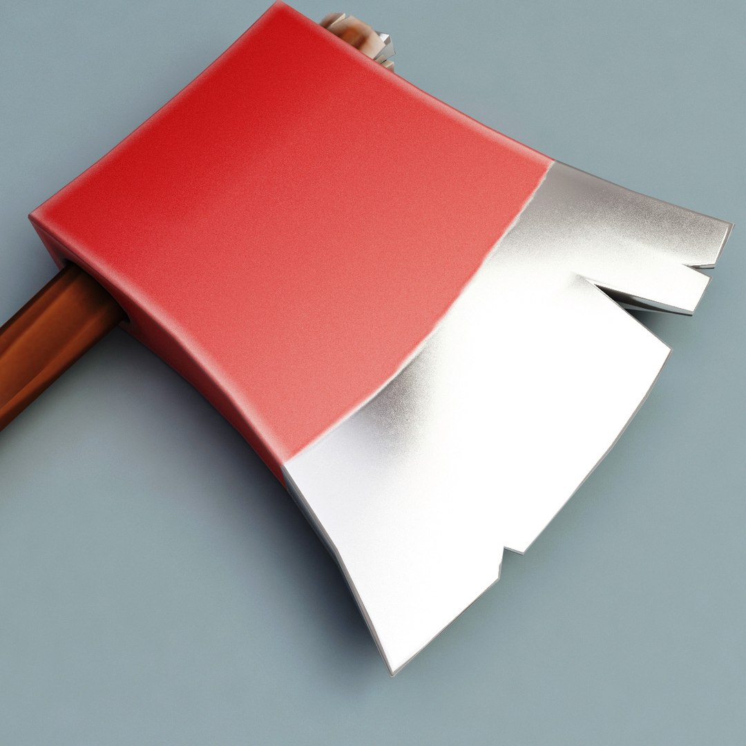 3dsmax Cartoon Axe