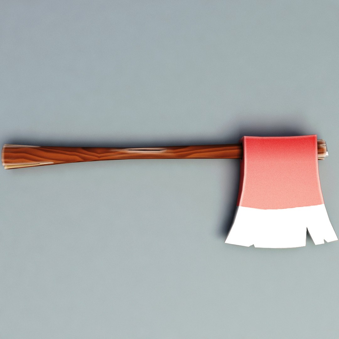 3dsmax Cartoon Axe