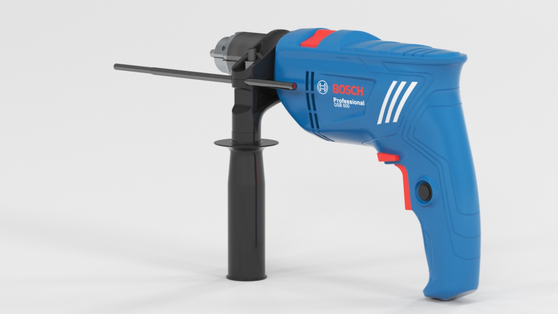 3D Bosch GSB 600 Corded Electric Impact Drill Model - TurboSquid 2237966