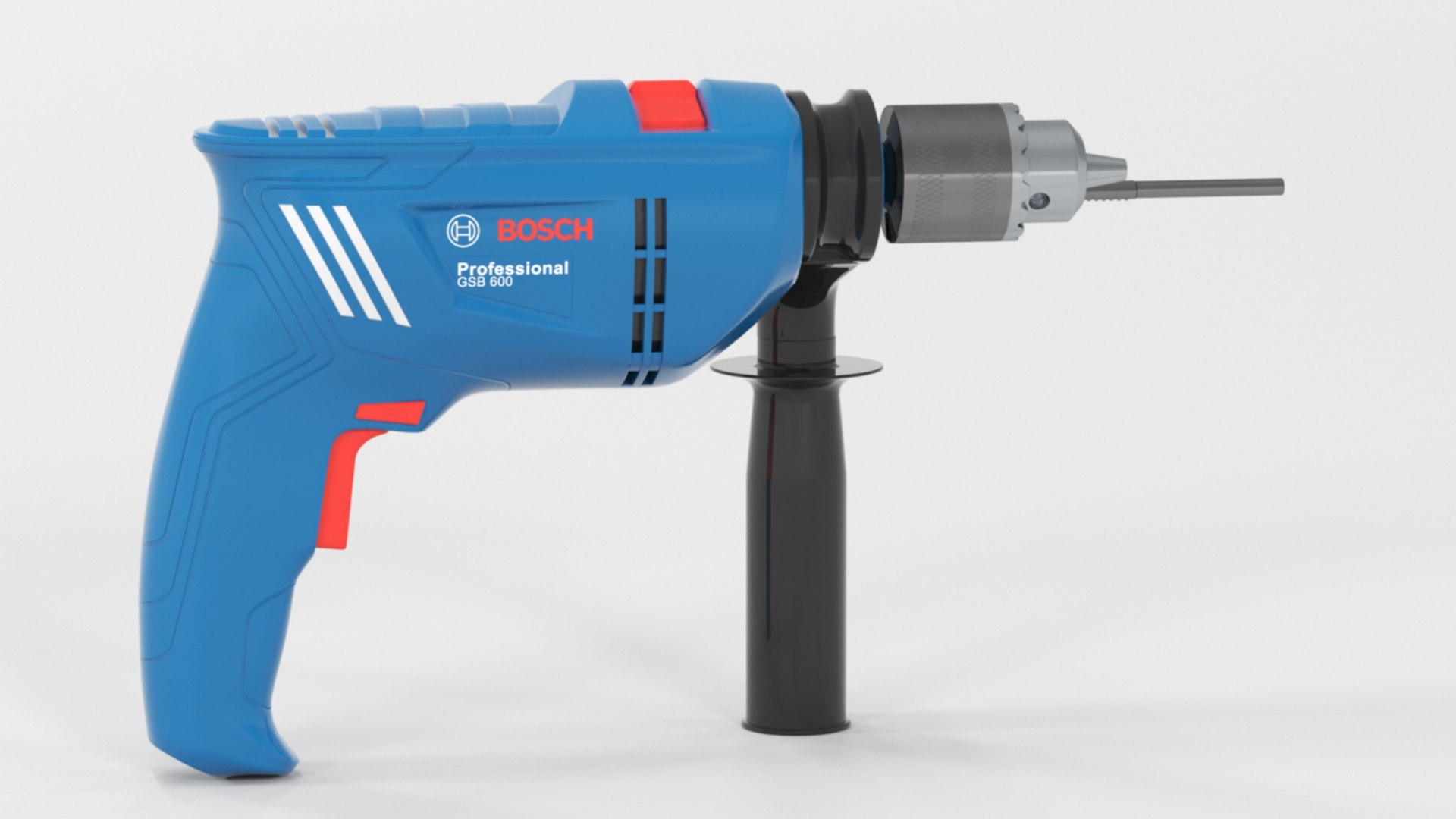 3D Bosch GSB 600 Corded Electric Impact Drill Model - TurboSquid 2237966