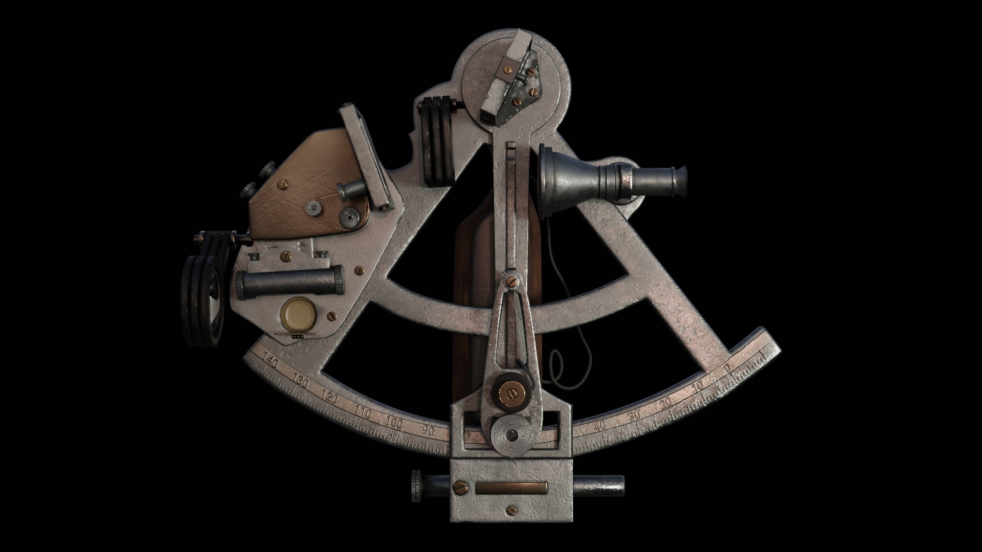 3D Precision Sextant - Vintage - TurboSquid 2000473
