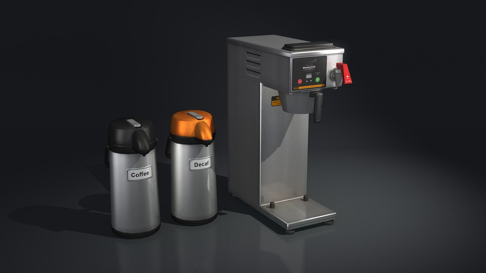 Commercial Coffee Maker 3D Model - TurboSquid 1337576