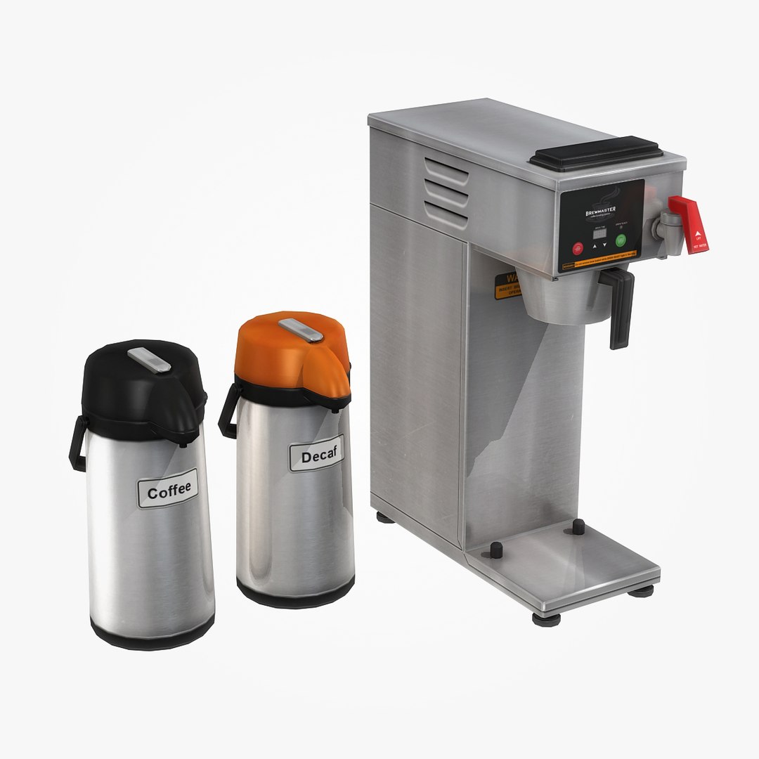 Commercial coffee maker 3D model - TurboSquid 1337576