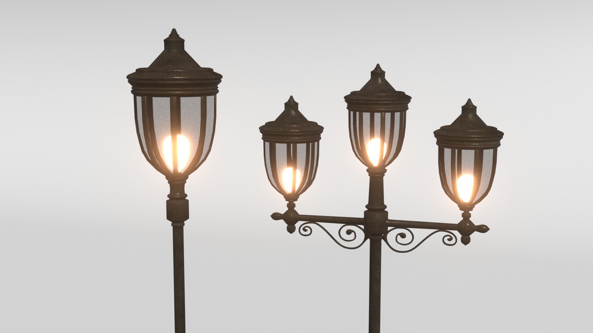 Street Light 3D Model - TurboSquid 1696868