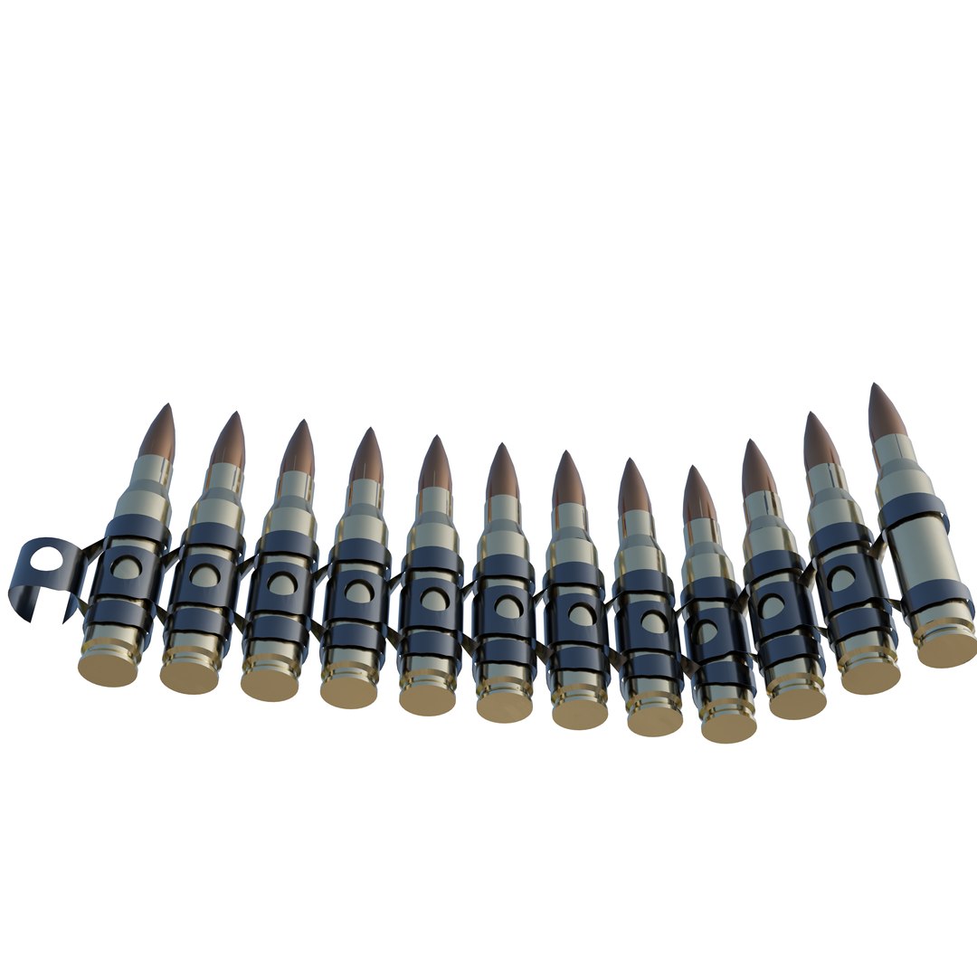 Realistic Strip Bullet High Poly 3D - TurboSquid 2055523