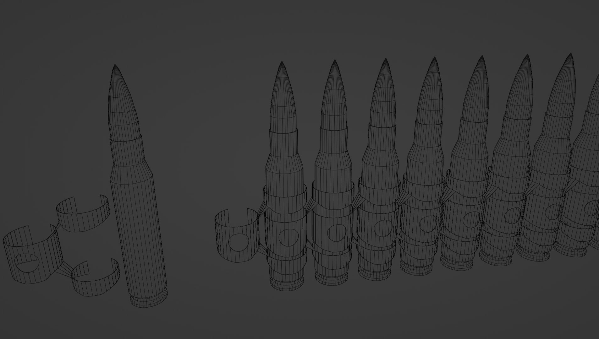 Realistic Strip Bullet High Poly 3D - TurboSquid 2055523