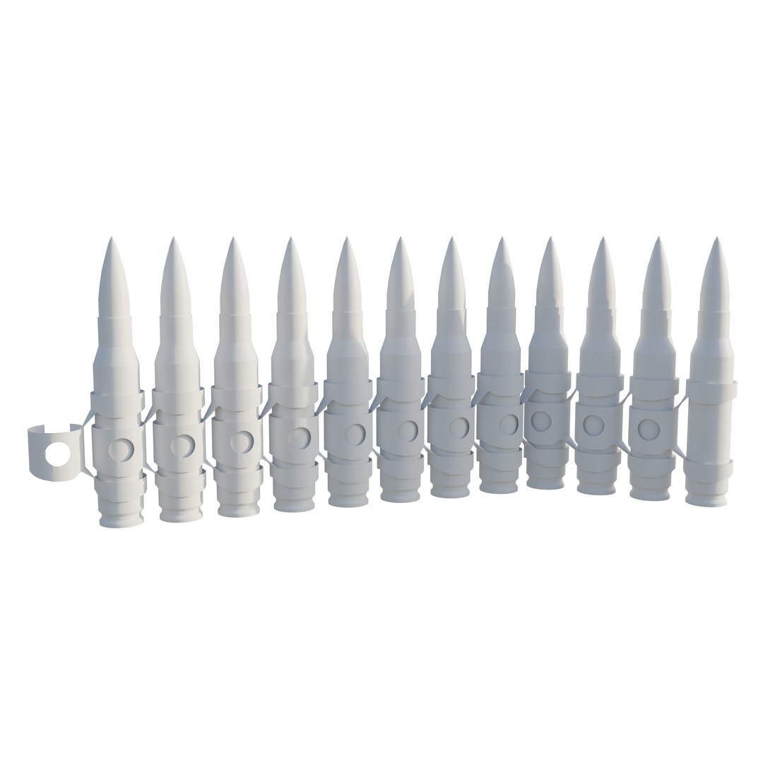 Realistic Strip Bullet High Poly 3D - TurboSquid 2055523