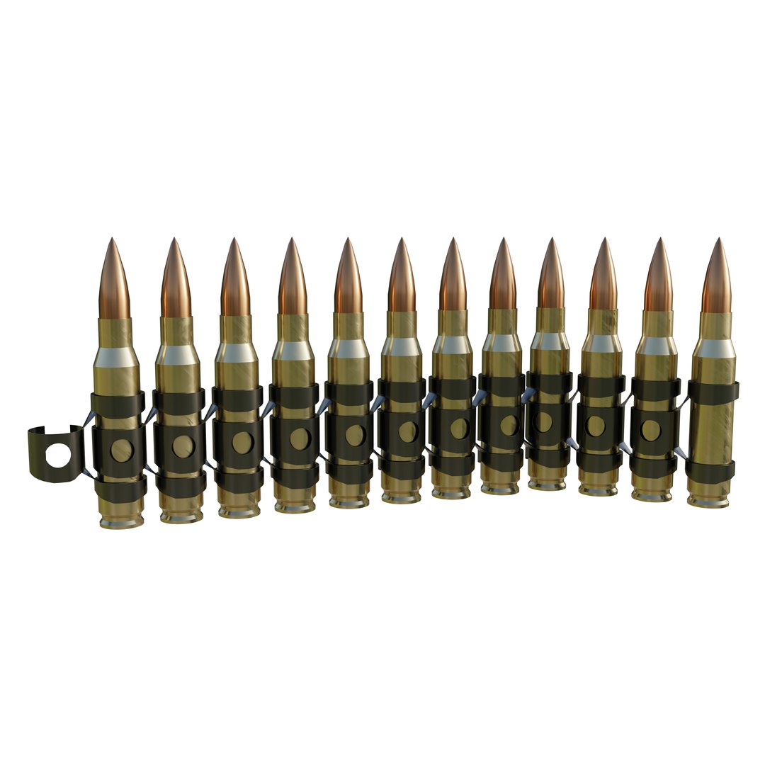 Realistic Strip Bullet High Poly 3D - TurboSquid 2055523