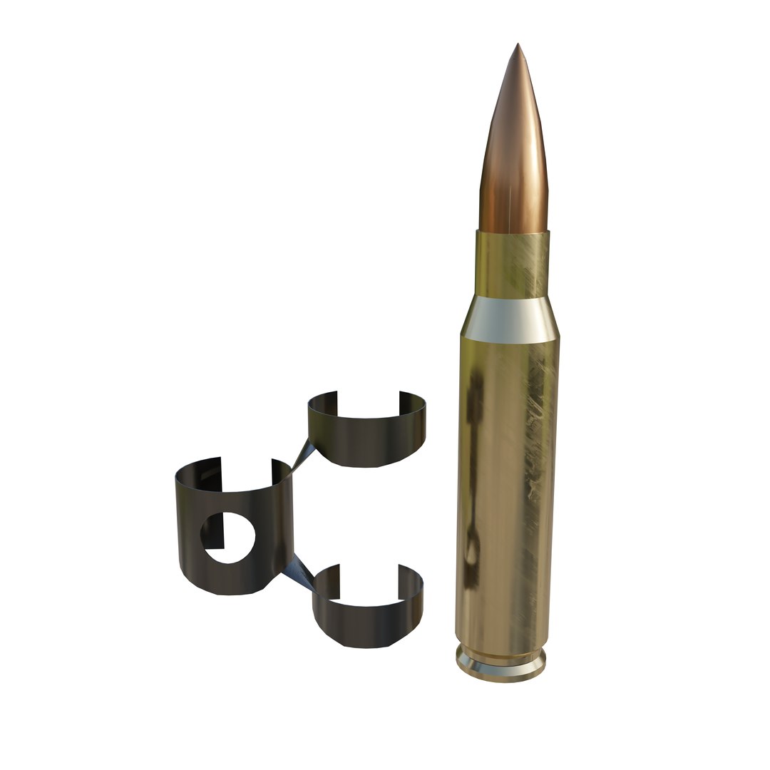 Realistic Strip Bullet High Poly 3D - TurboSquid 2055523