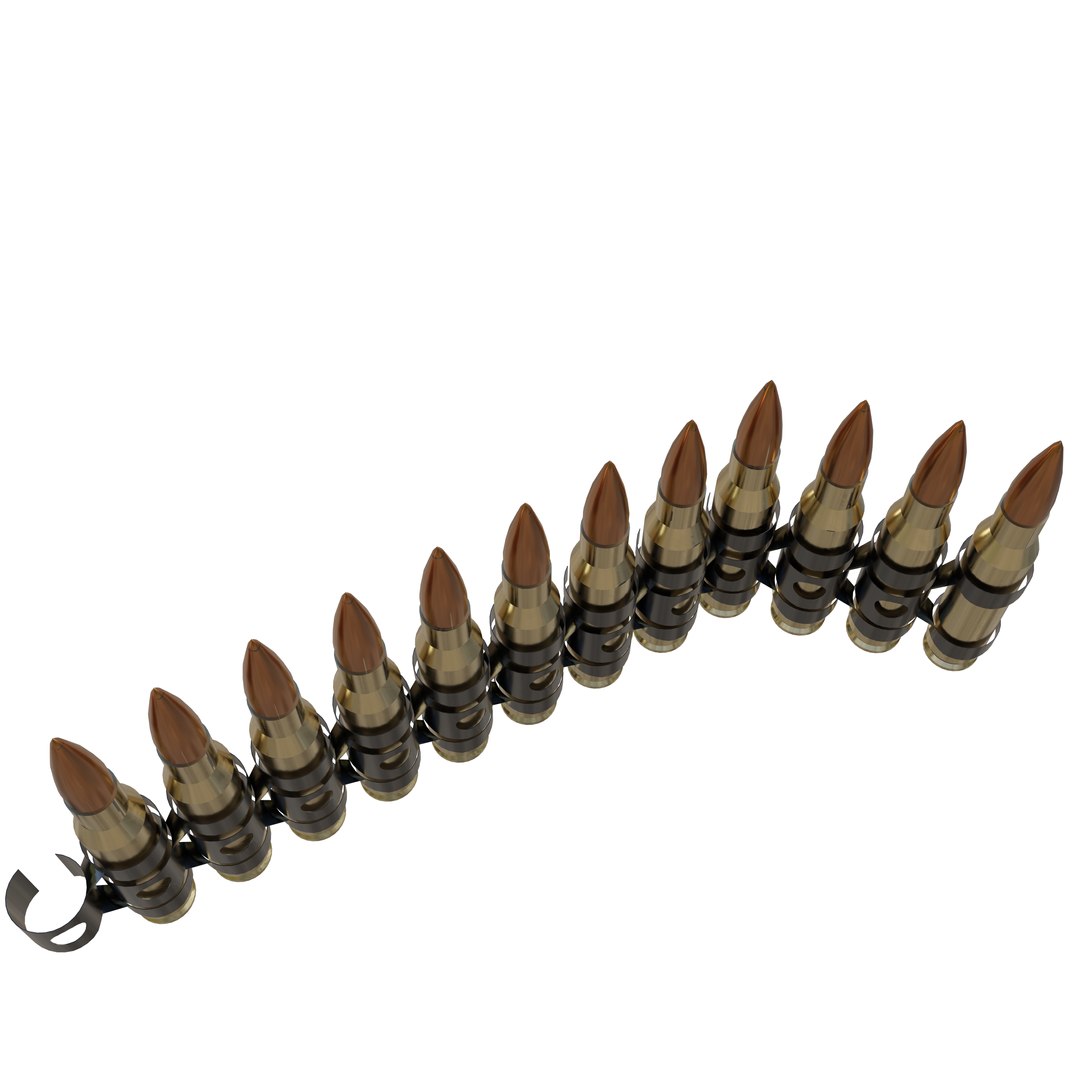 Realistic Strip Bullet High Poly 3D - TurboSquid 2055523