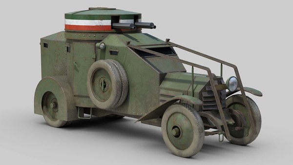 3D Lancia 1ZM Armoured Car - TurboSquid 1791904