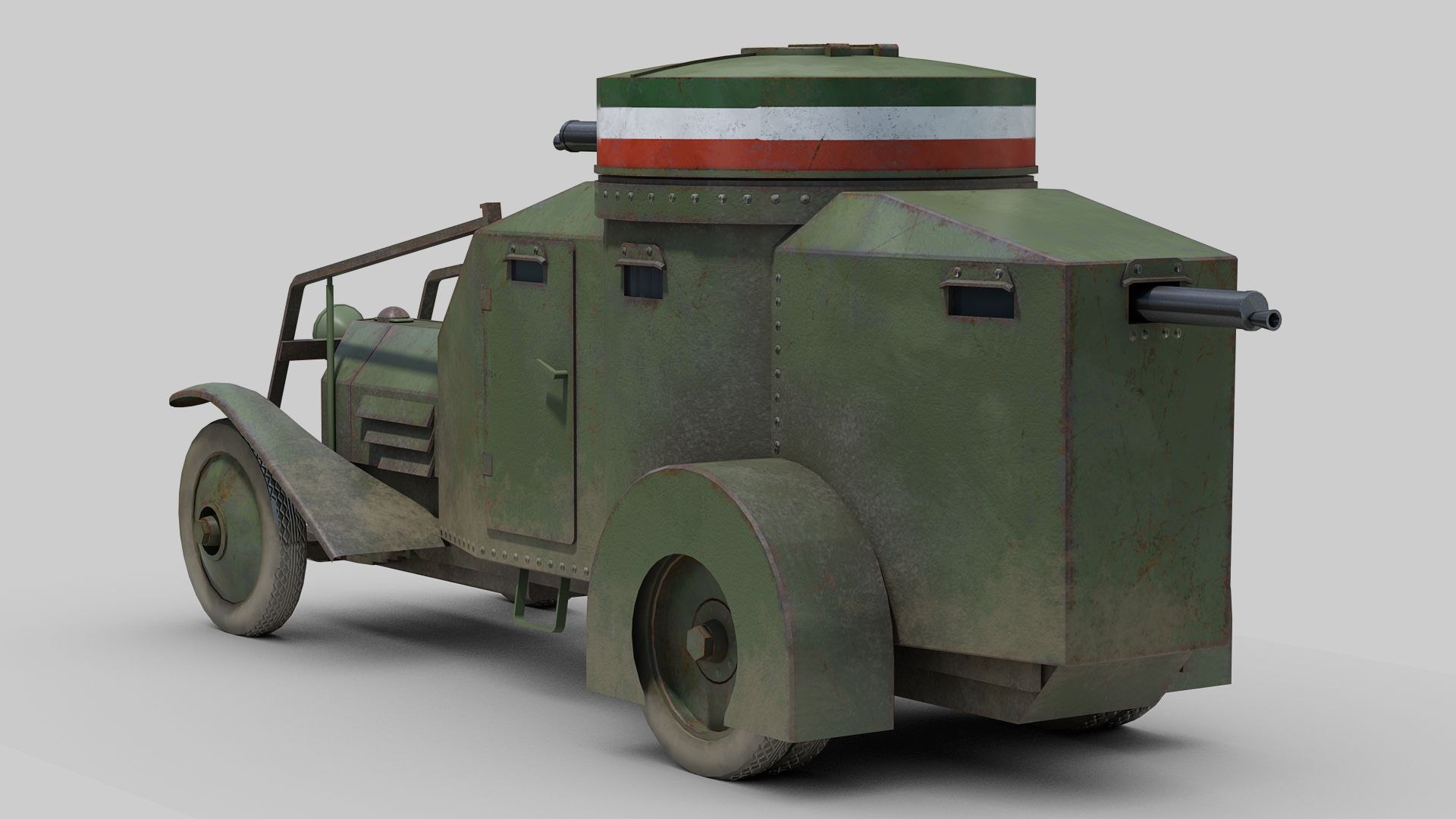 3D Lancia 1ZM Armoured Car - TurboSquid 1791904