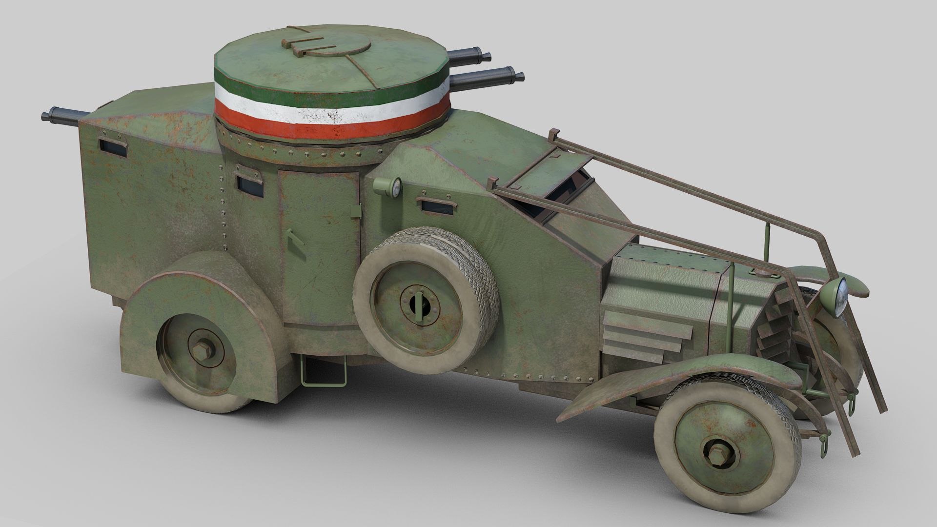 3D Lancia 1ZM Armoured Car - TurboSquid 1791904