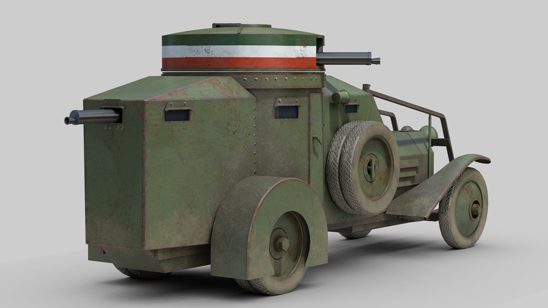 3D Lancia 1ZM Armoured Car - TurboSquid 1791904
