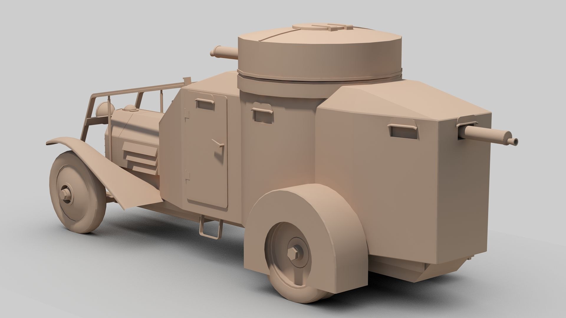 3D Lancia 1ZM Armoured Car - TurboSquid 1791904