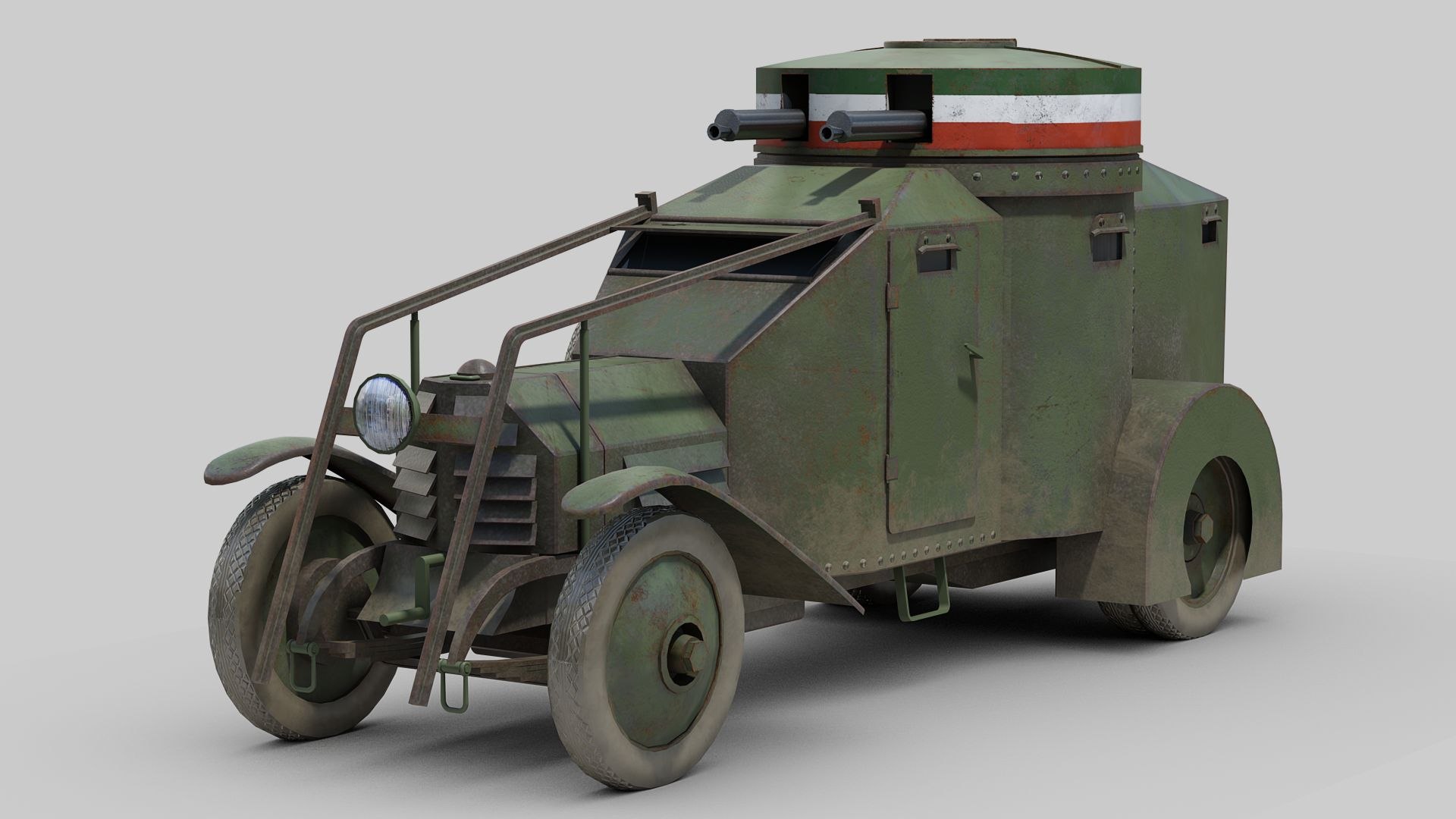 3D Lancia 1ZM Armoured Car - TurboSquid 1791904