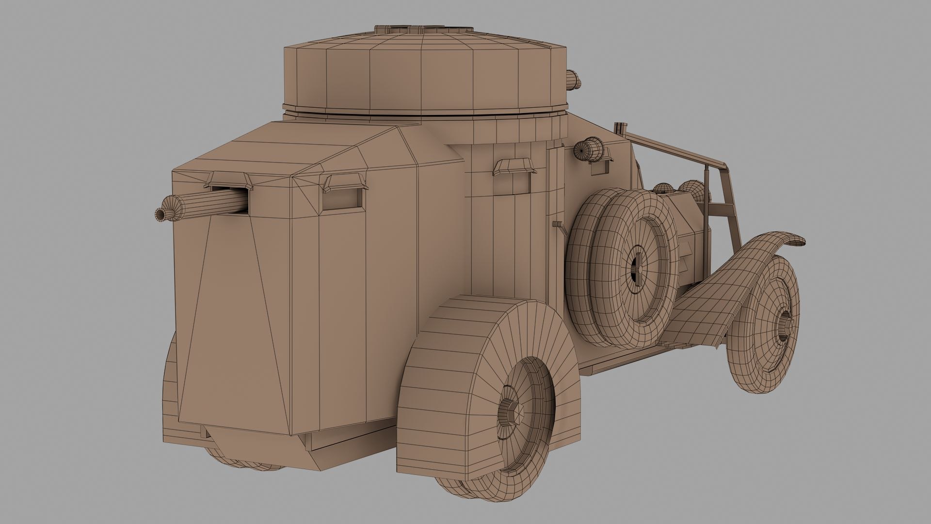 3D Lancia 1ZM Armoured Car - TurboSquid 1791904
