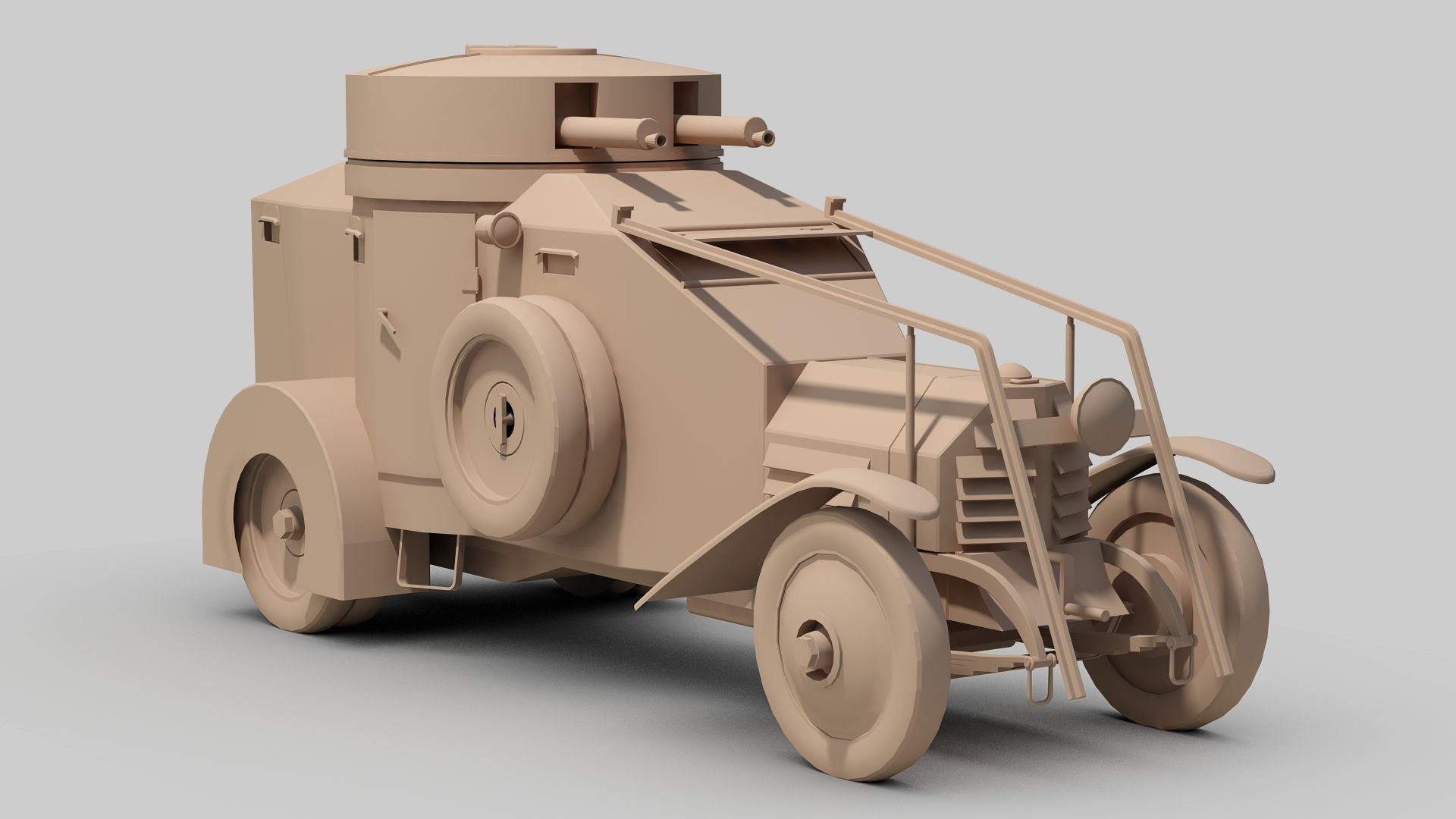 3D Lancia 1ZM Armoured Car - TurboSquid 1791904