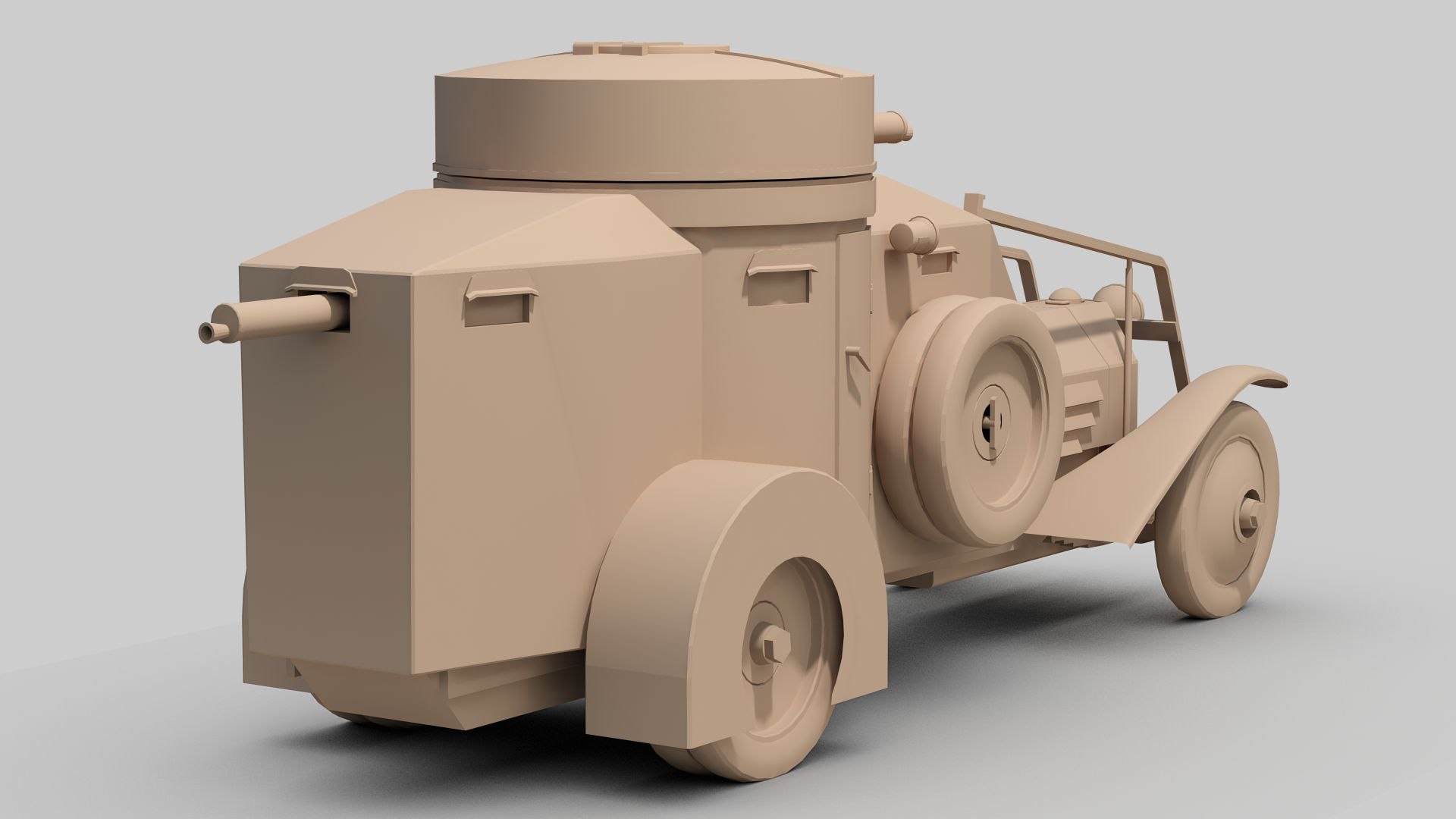 3D Lancia 1ZM Armoured Car - TurboSquid 1791904