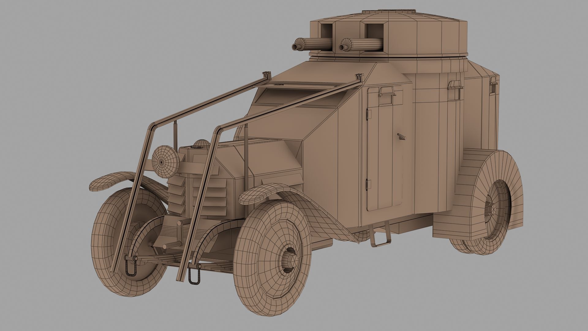 3D Lancia 1ZM Armoured Car - TurboSquid 1791904