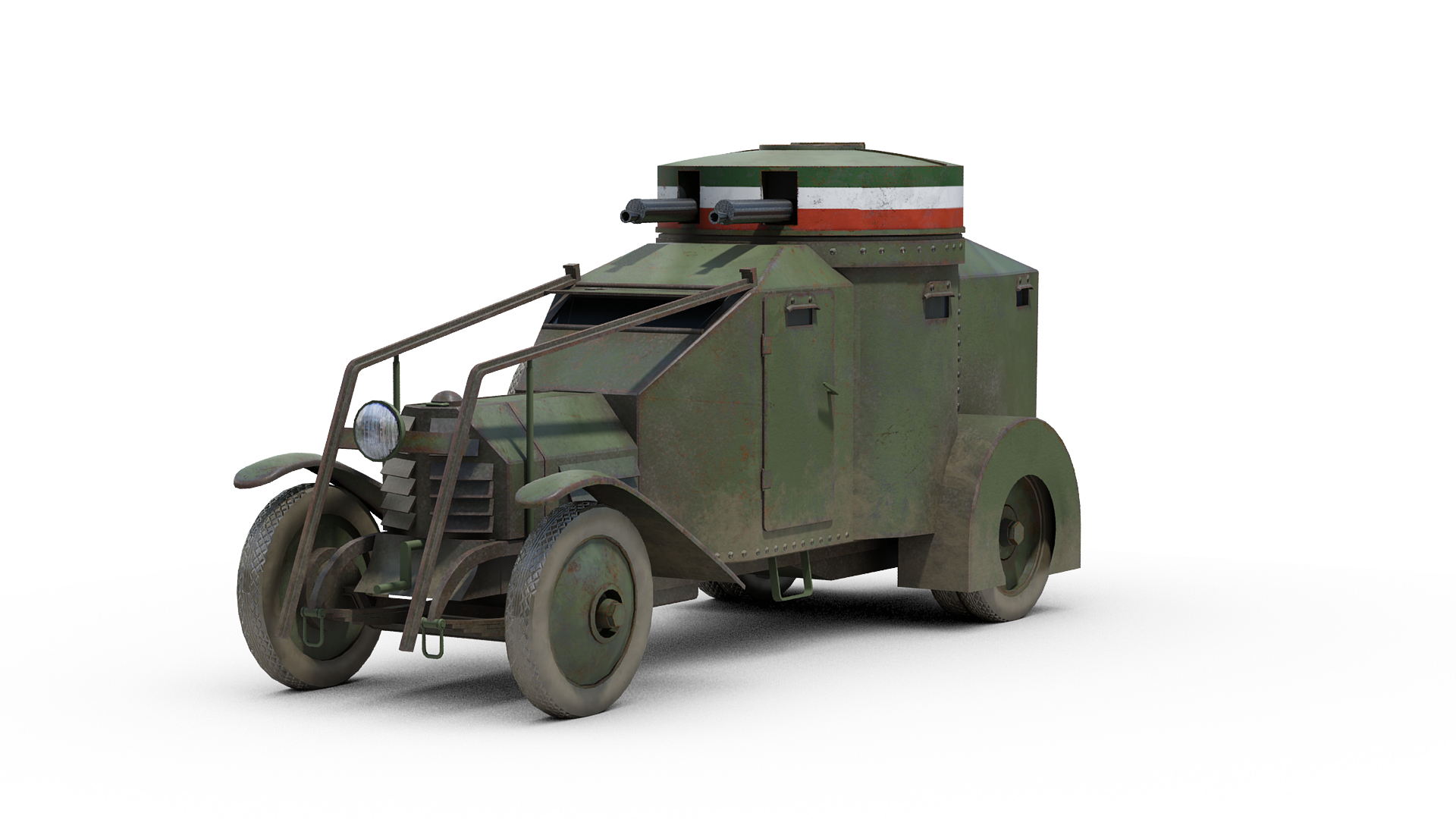 3D Lancia 1ZM Armoured Car - TurboSquid 1791904
