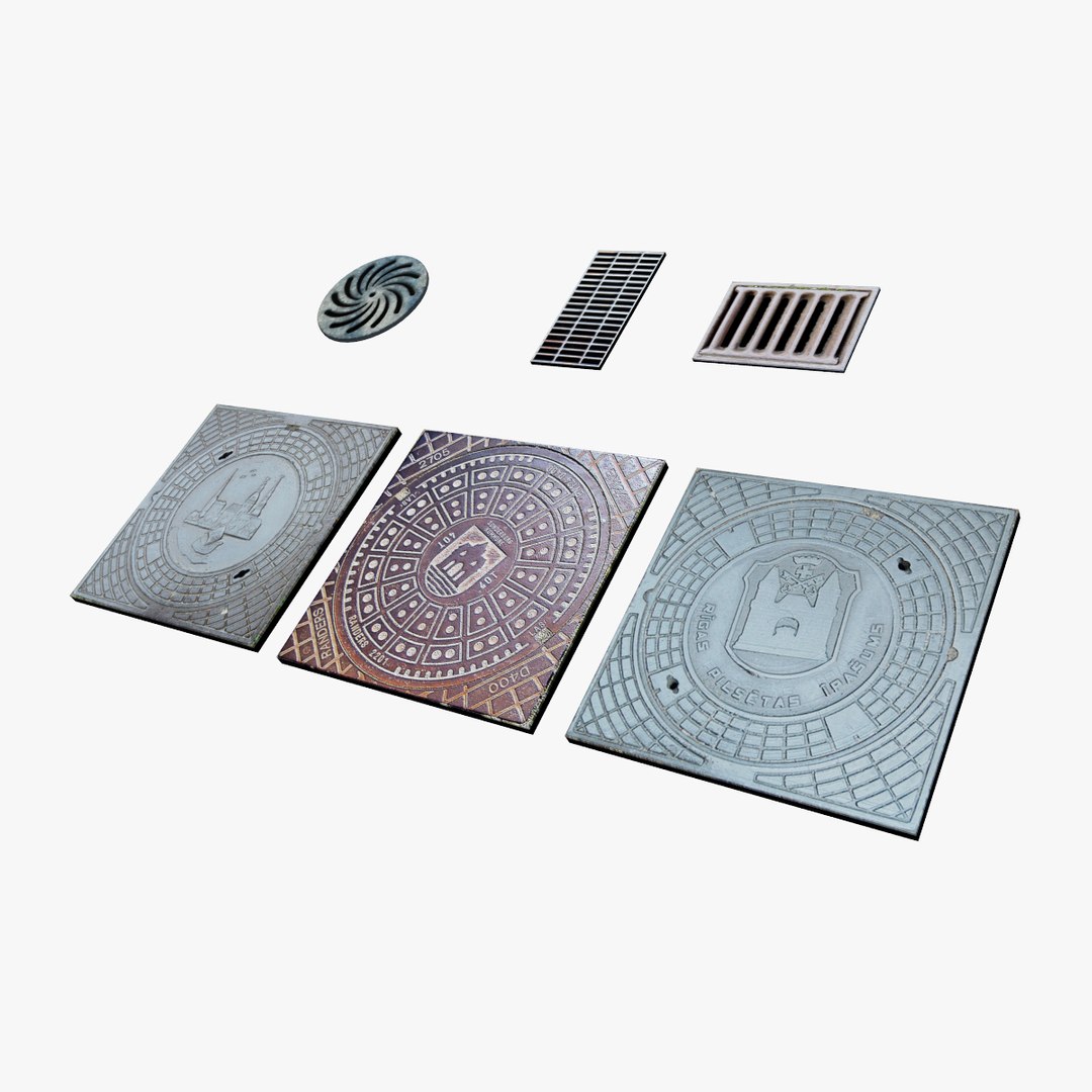 Manholes 105 3d Model