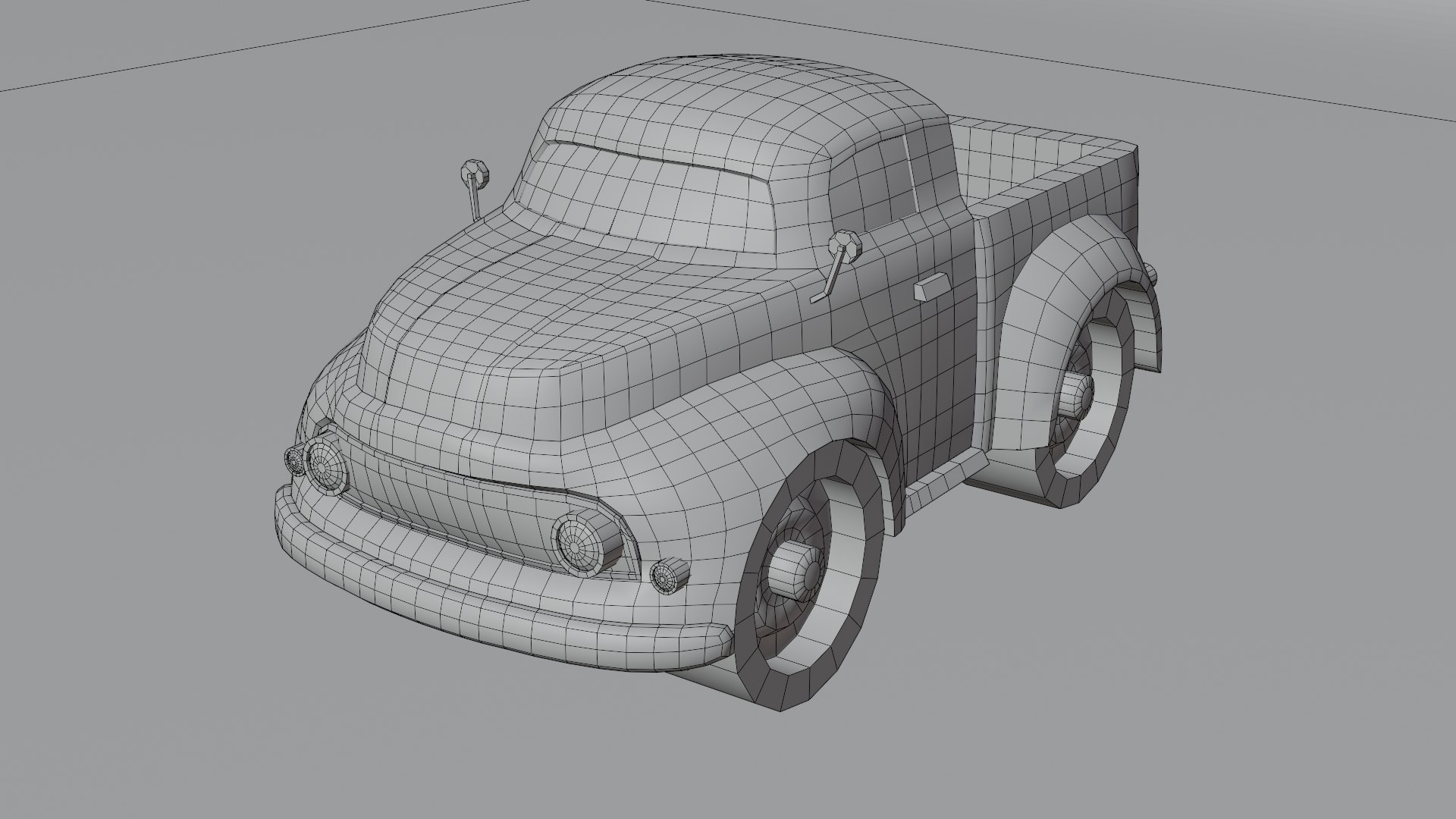 Cartoon Pick-Up 3D 3D model - TurboSquid 2161157