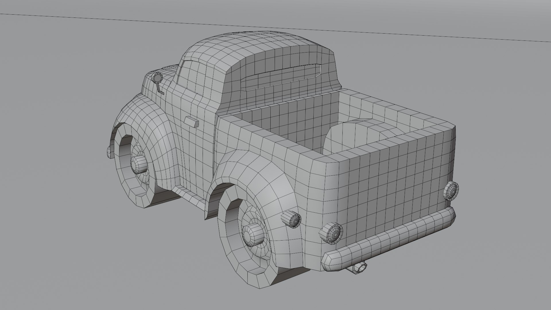 Cartoon Pick-Up 3D 3D model - TurboSquid 2161157