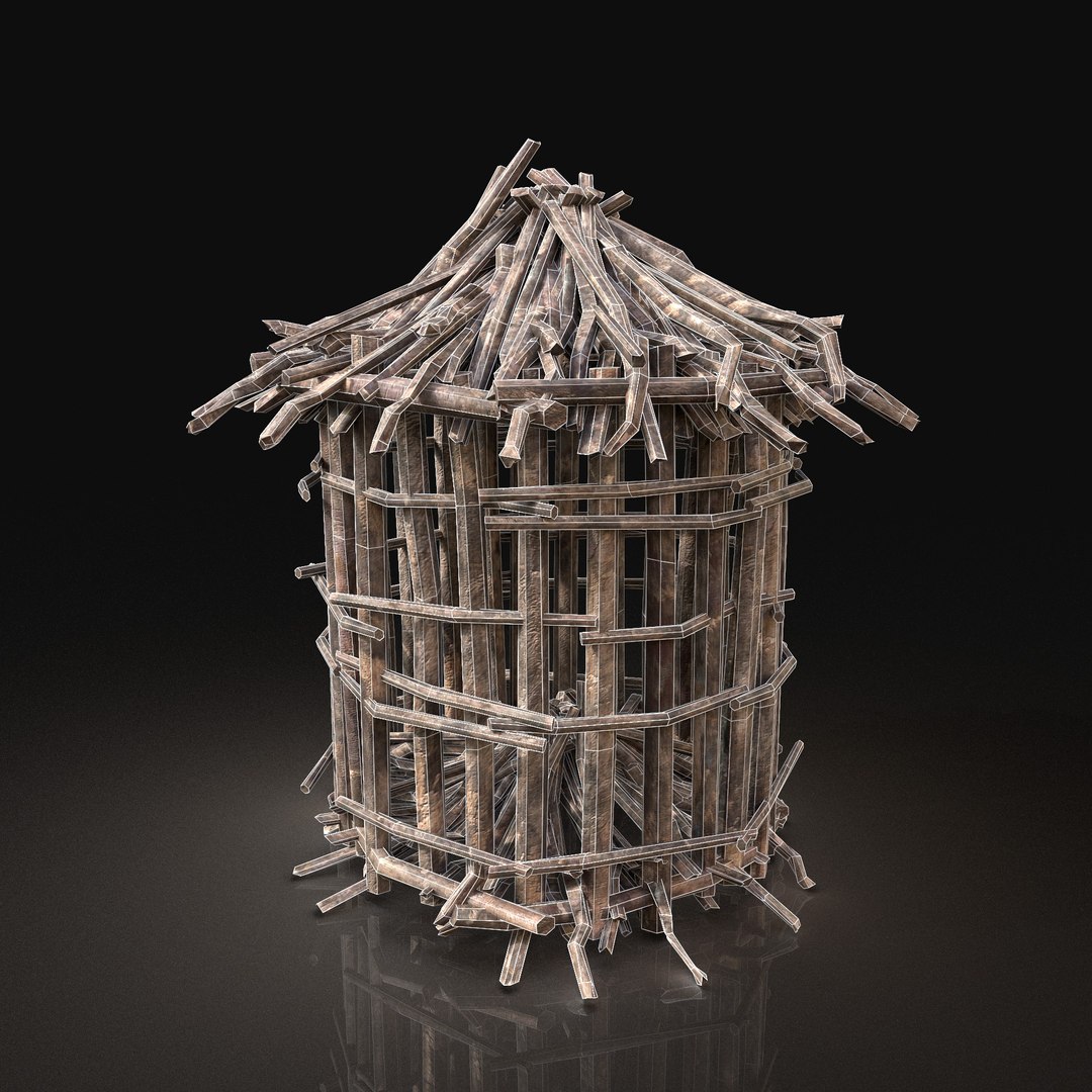 3D animal cage sticks - TurboSquid 1507513