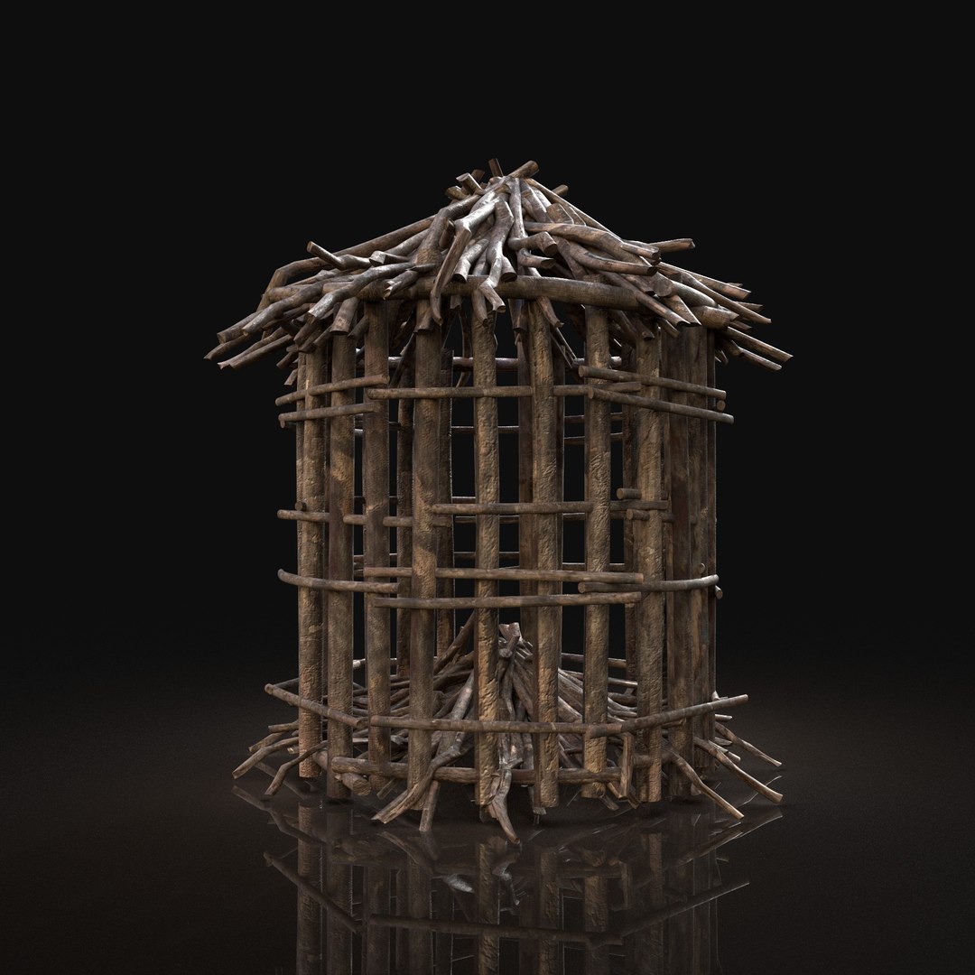 3D animal cage sticks - TurboSquid 1507513