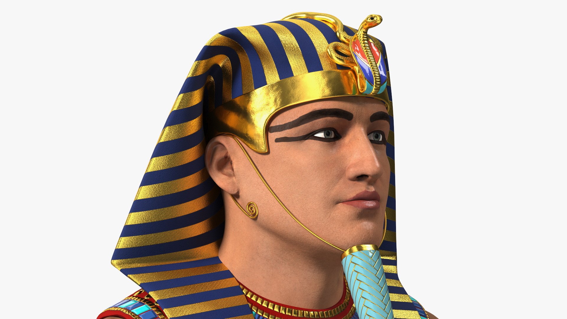 3D Egyptian Pharaoh Rigged For Maya - TurboSquid 2113001
