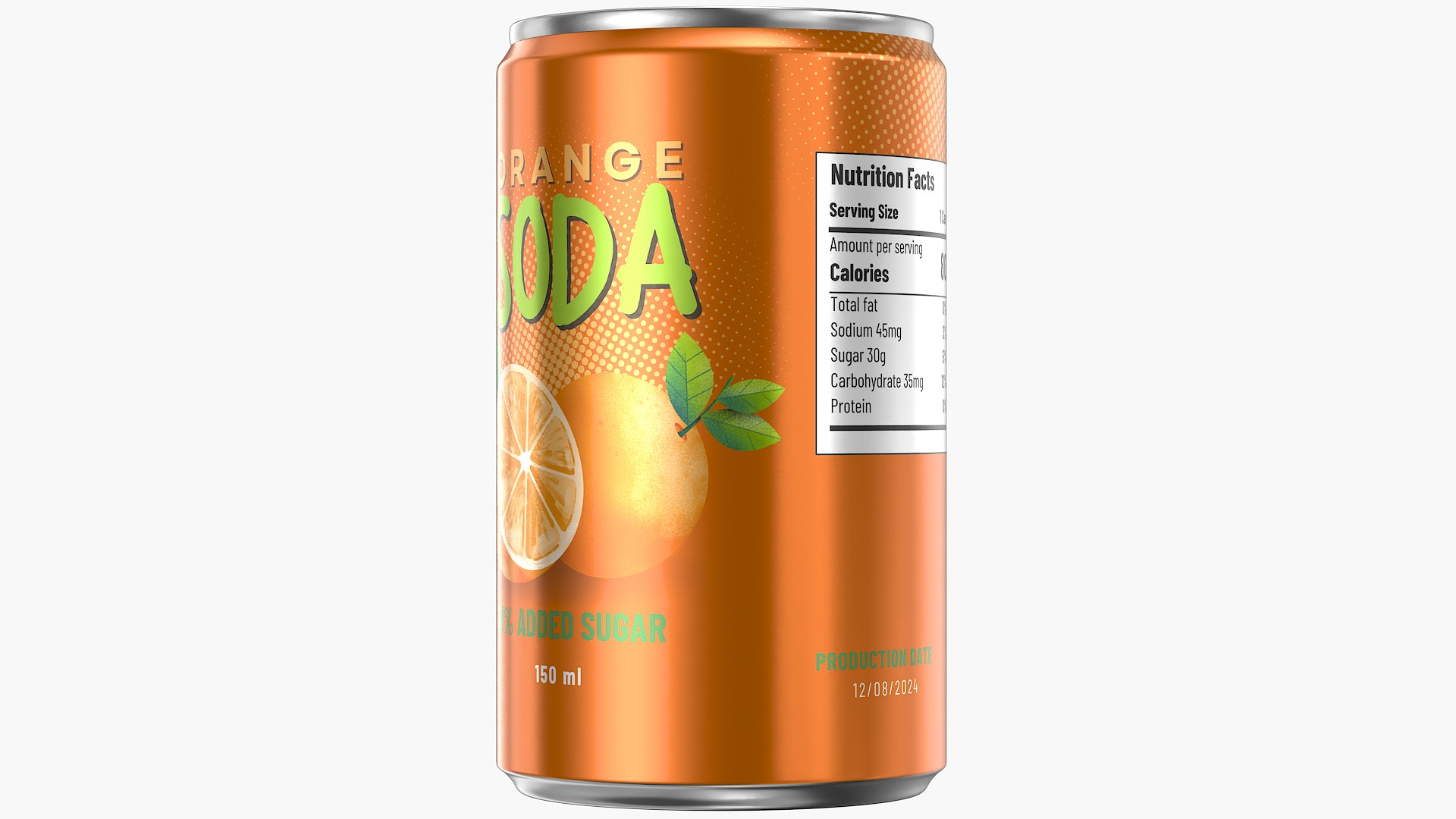 3D Slim Soda Can 150ml - TurboSquid 2242588