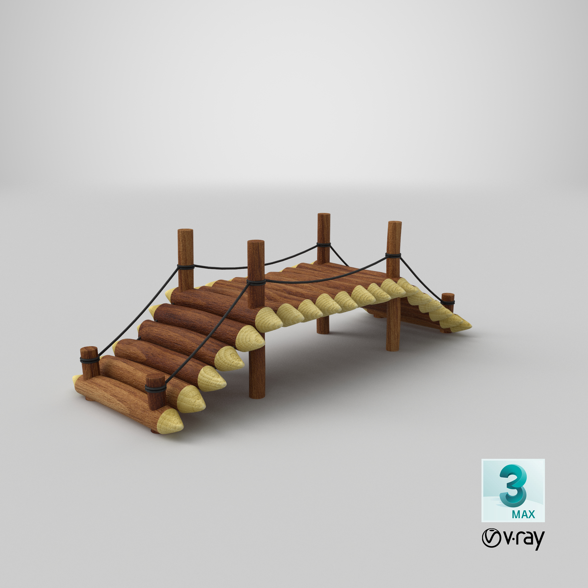 Cartoon bridge 02 3D model - TurboSquid 1419632